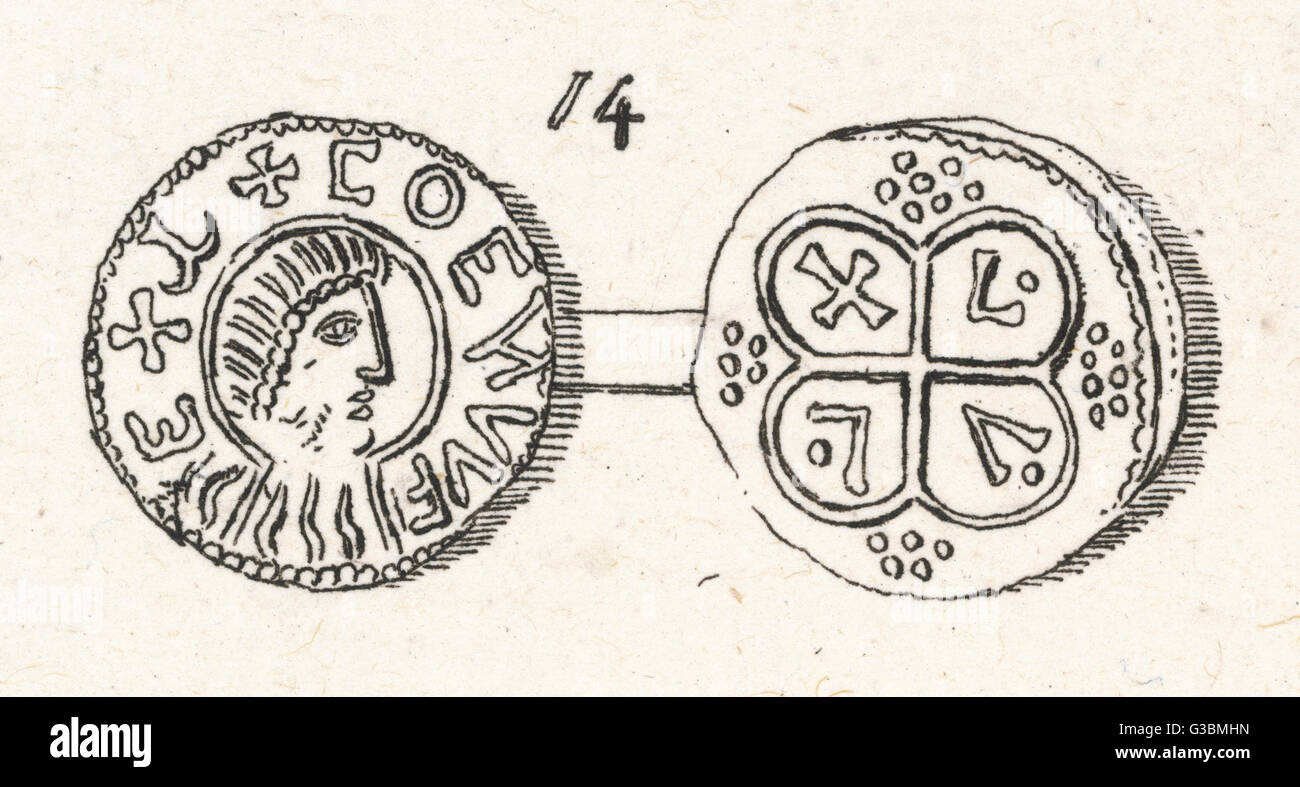 King of mercia coin hi-res stock photography and images - Alamy