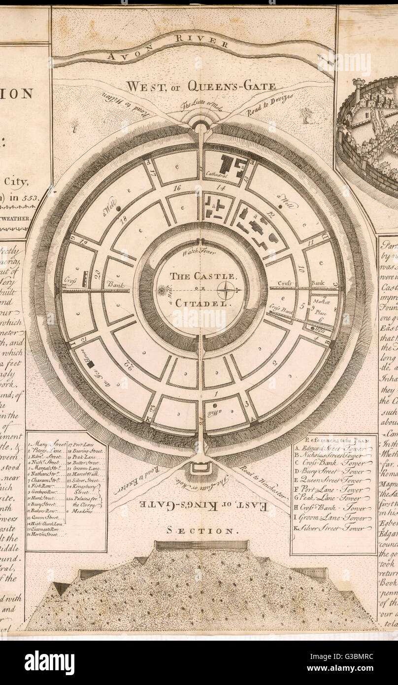 OLD SARUM PLAN Stock Photo - Alamy