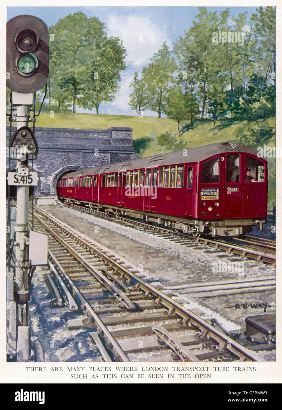 London tube line hi-res stock photography and images - Alamy