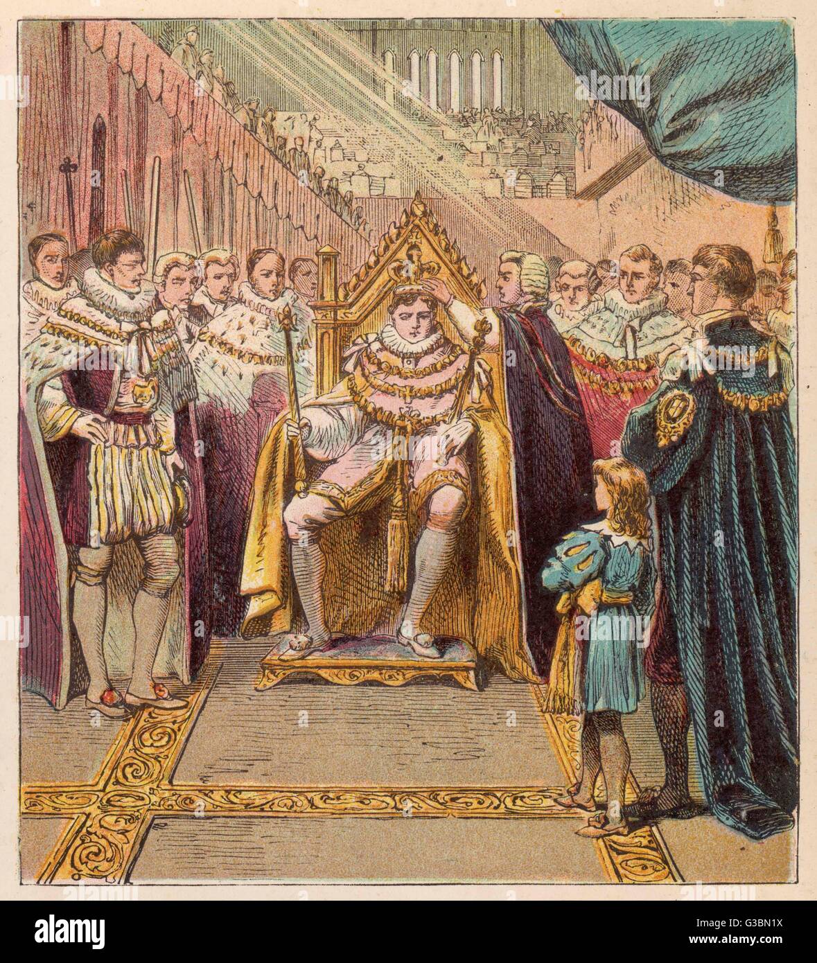 The Prince Regent, George IV, is crowned king at Westminster Abbey Date ...