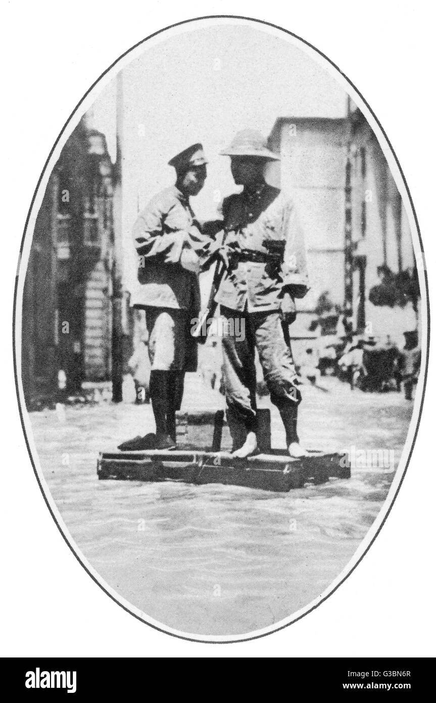 YANGTZE FLOODS 1931 Stock Photo - Alamy