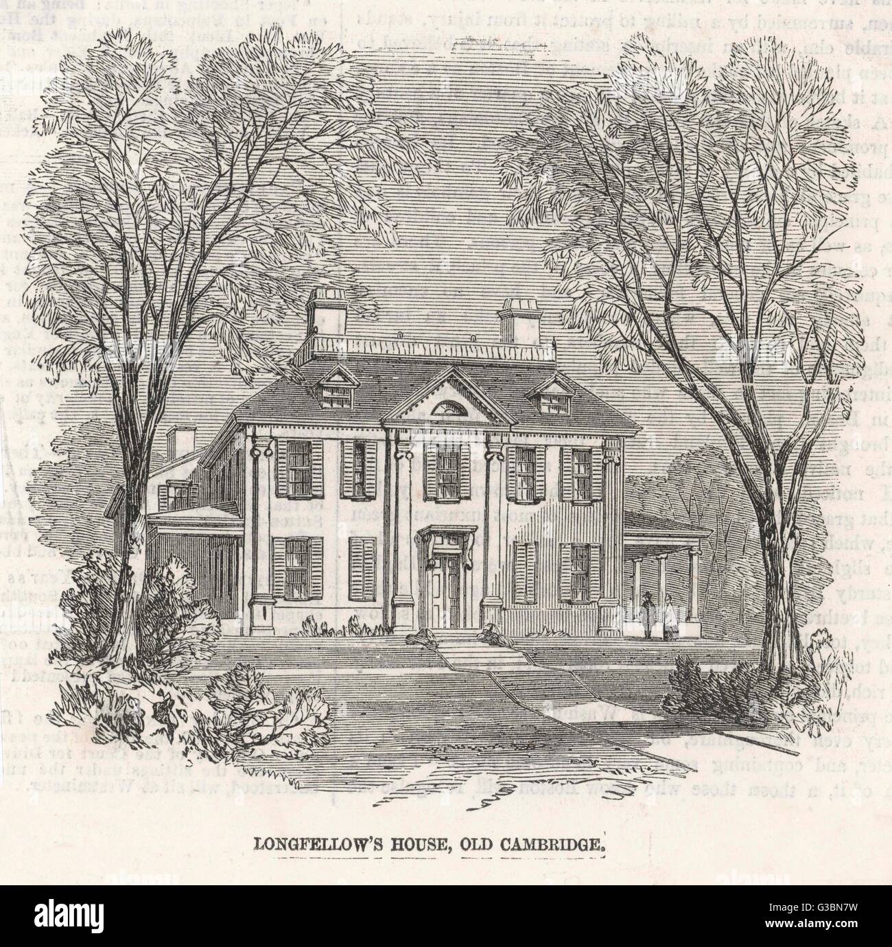 LONGFELLOW HOME - 1 Stock Photo - Alamy