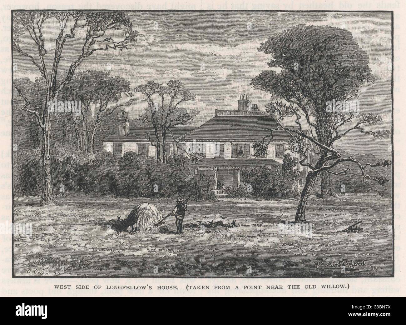 LONGFELLOW HOME - 2 Stock Photo - Alamy