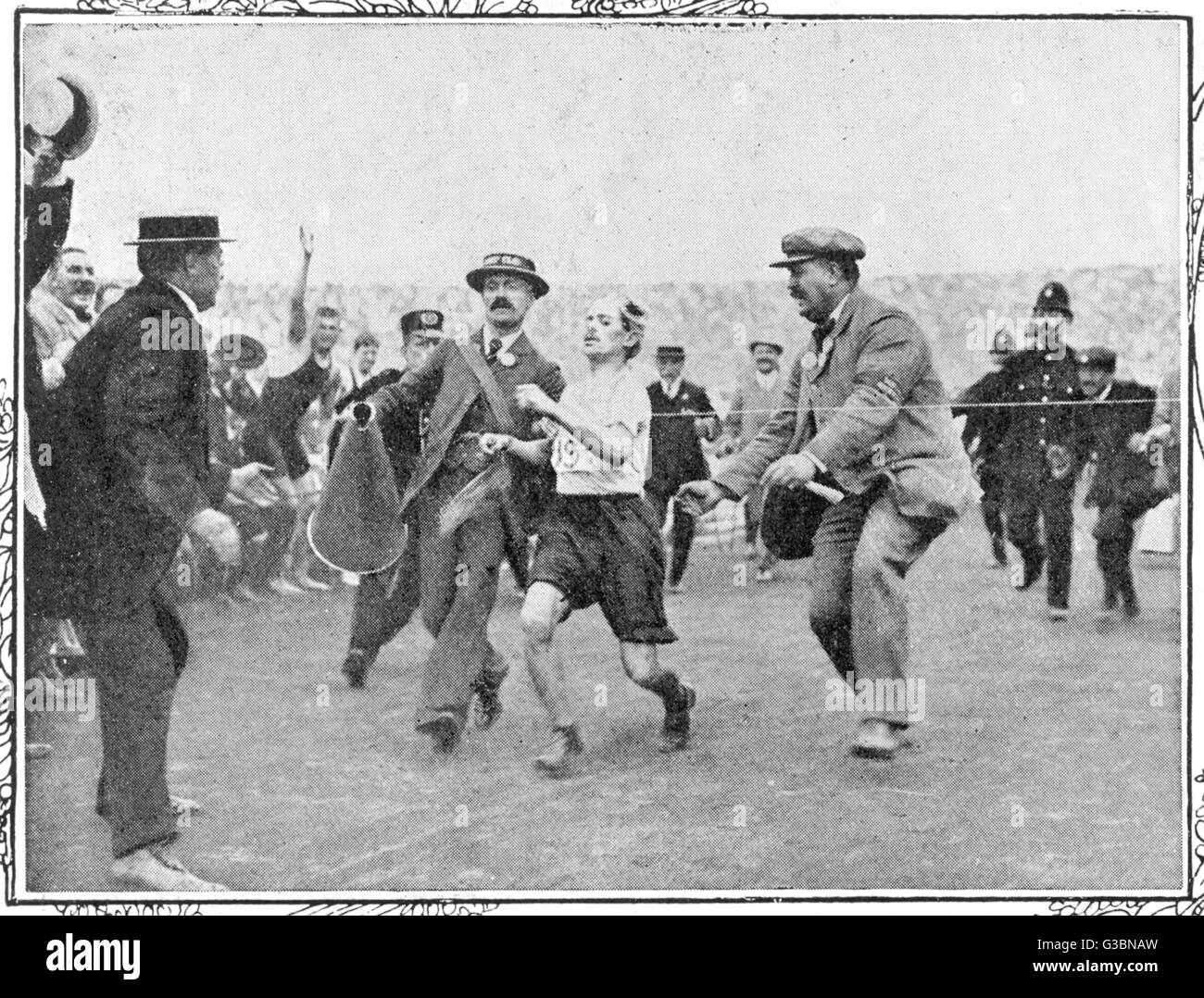 Dorando pietri 1908 hi-res stock photography and images - Alamy
