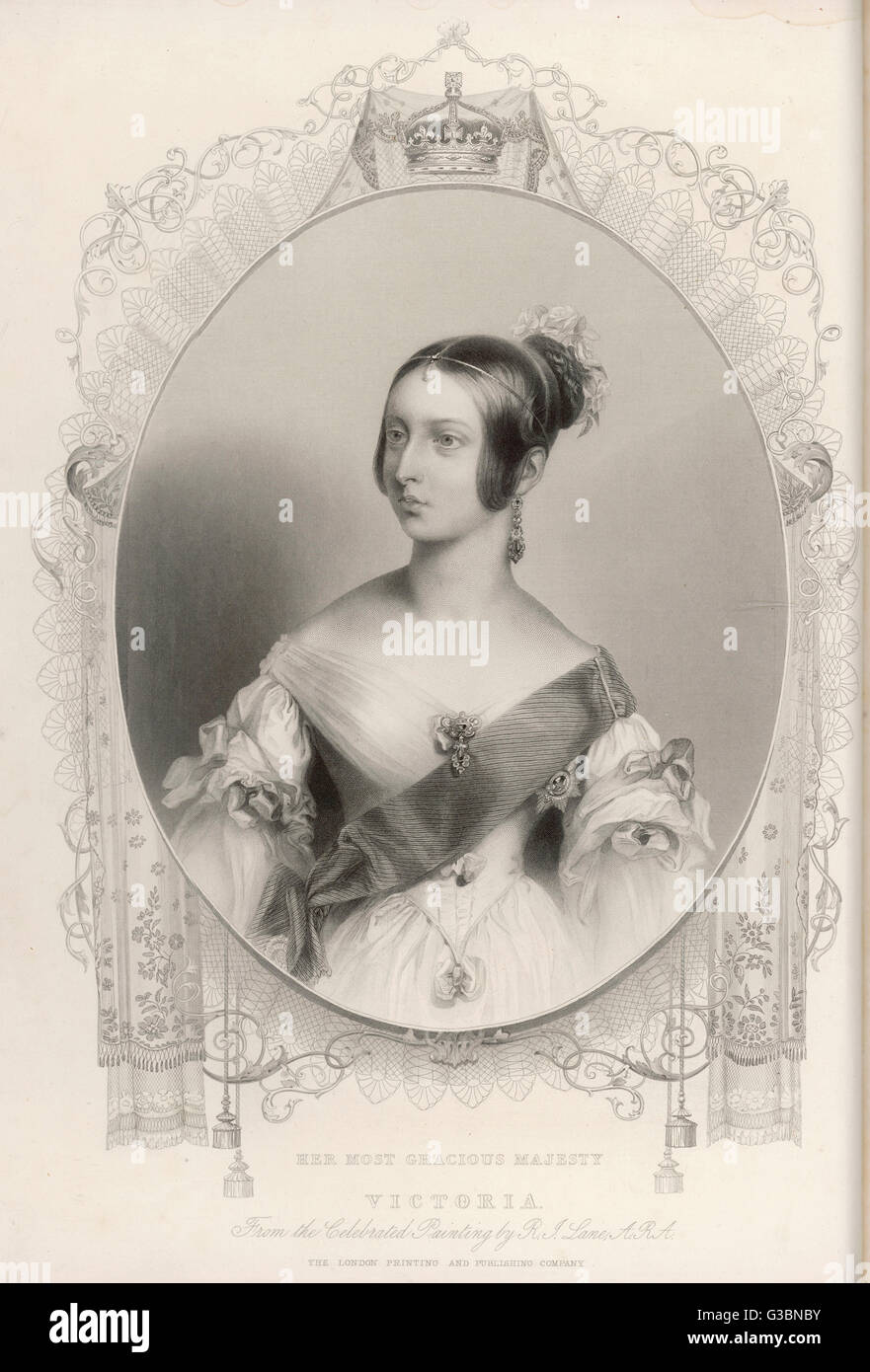 QUEEN VICTORIA 1840 Stock Photo - Alamy
