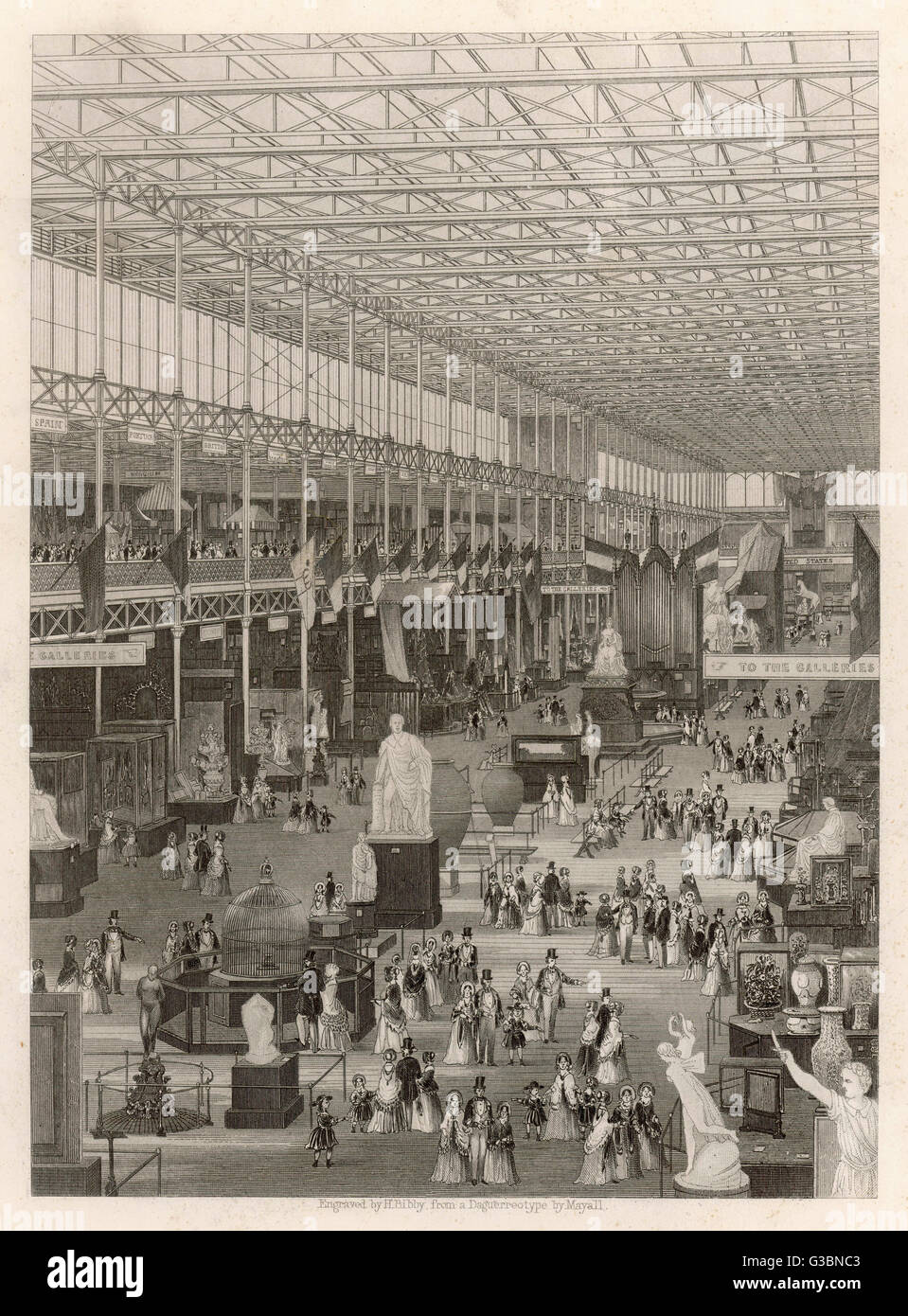 Crystal palace great exhibition statue hi-res stock photography and ...