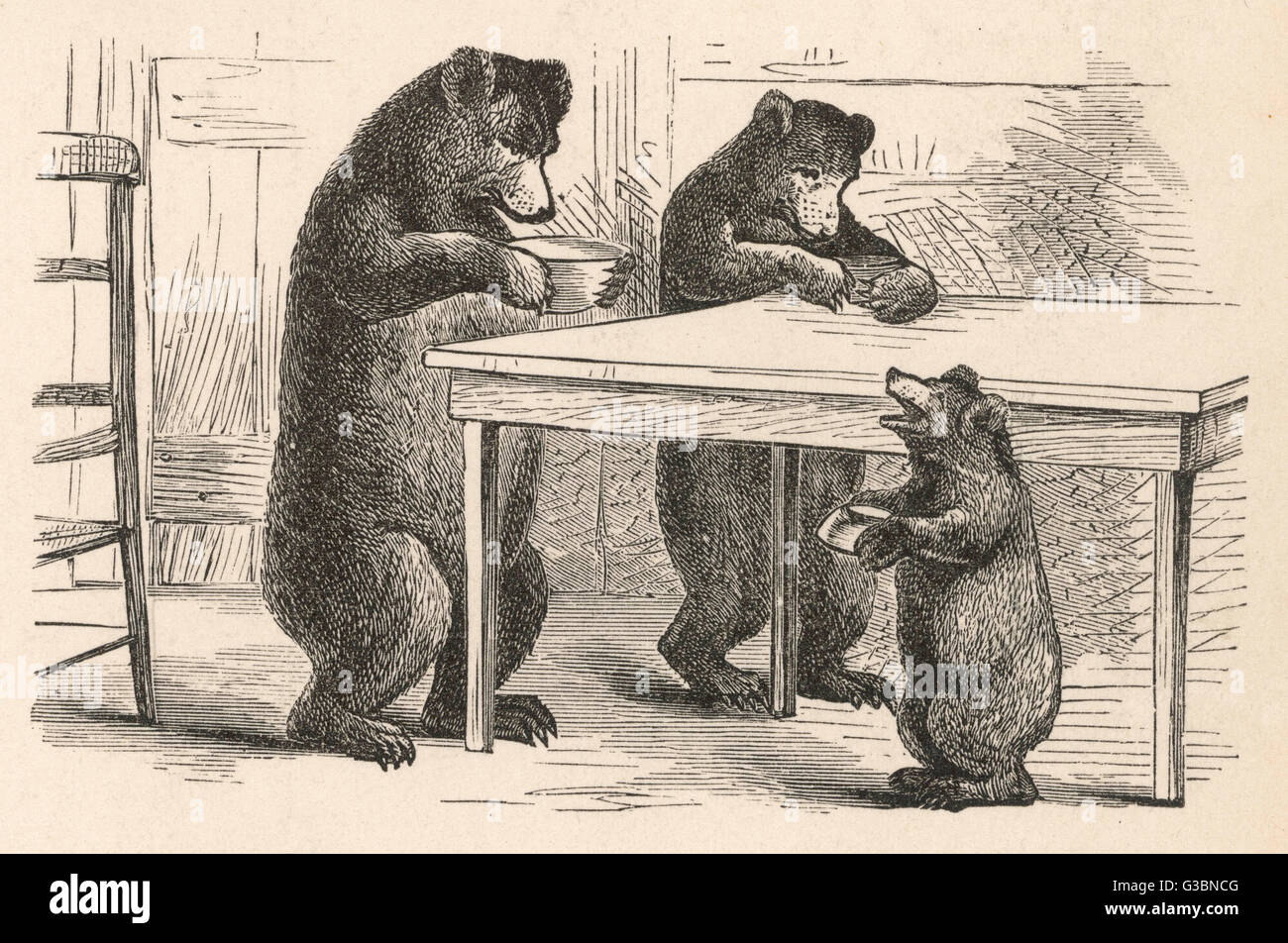 Fairy tale story three bears hi-res stock photography and images - Alamy