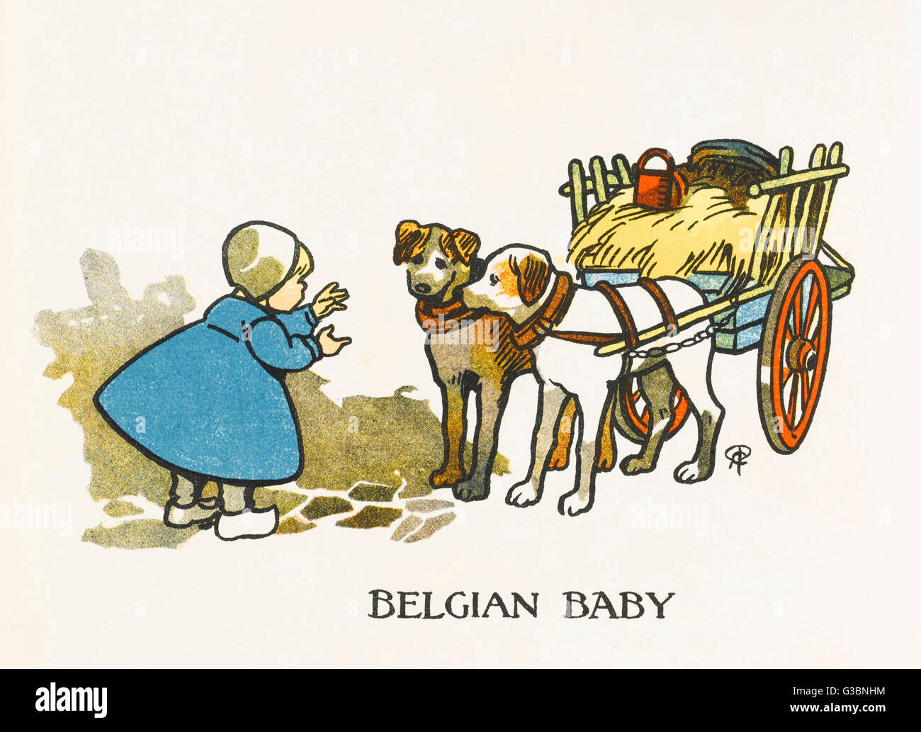 BELGIAN BABY & DOGS Stock Photo - Alamy