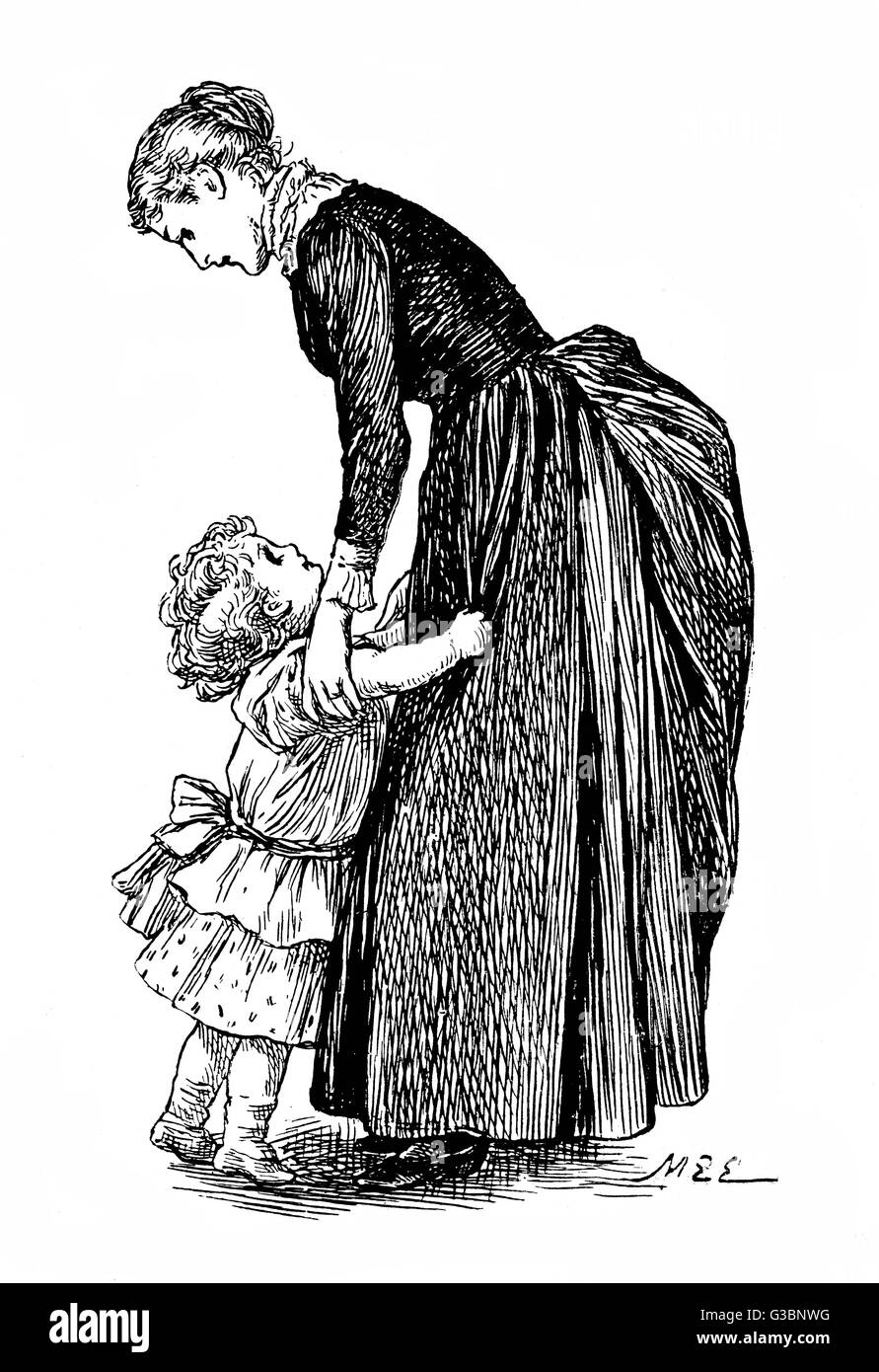 Child apron strings hi-res stock photography and images - Alamy