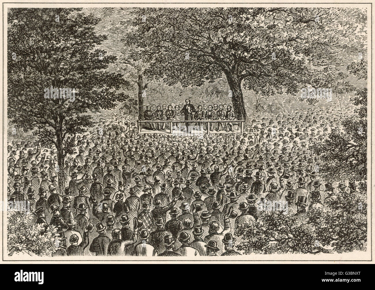 The first Republican Convention Held "Under the Oaks" at Jackson ...