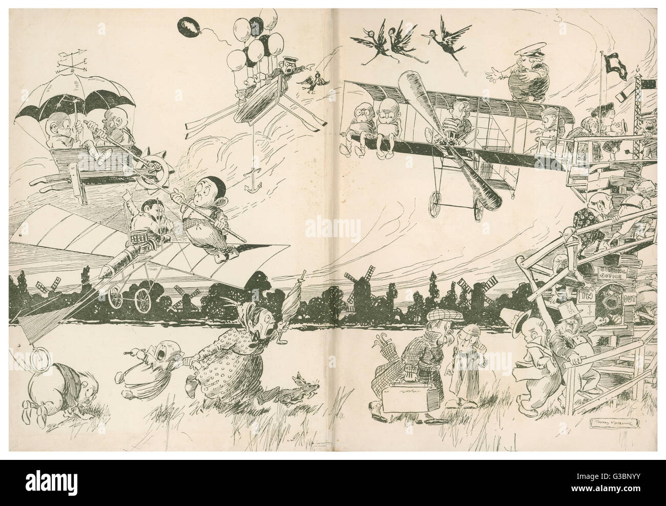 Inventions Cartoon 1 Stock Photo - Alamy