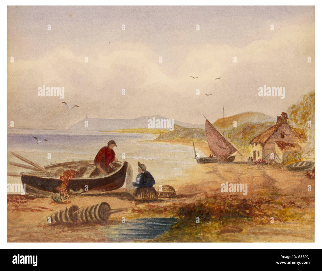 19th Century Fishing Boat High Resolution Stock Photography and Images ...