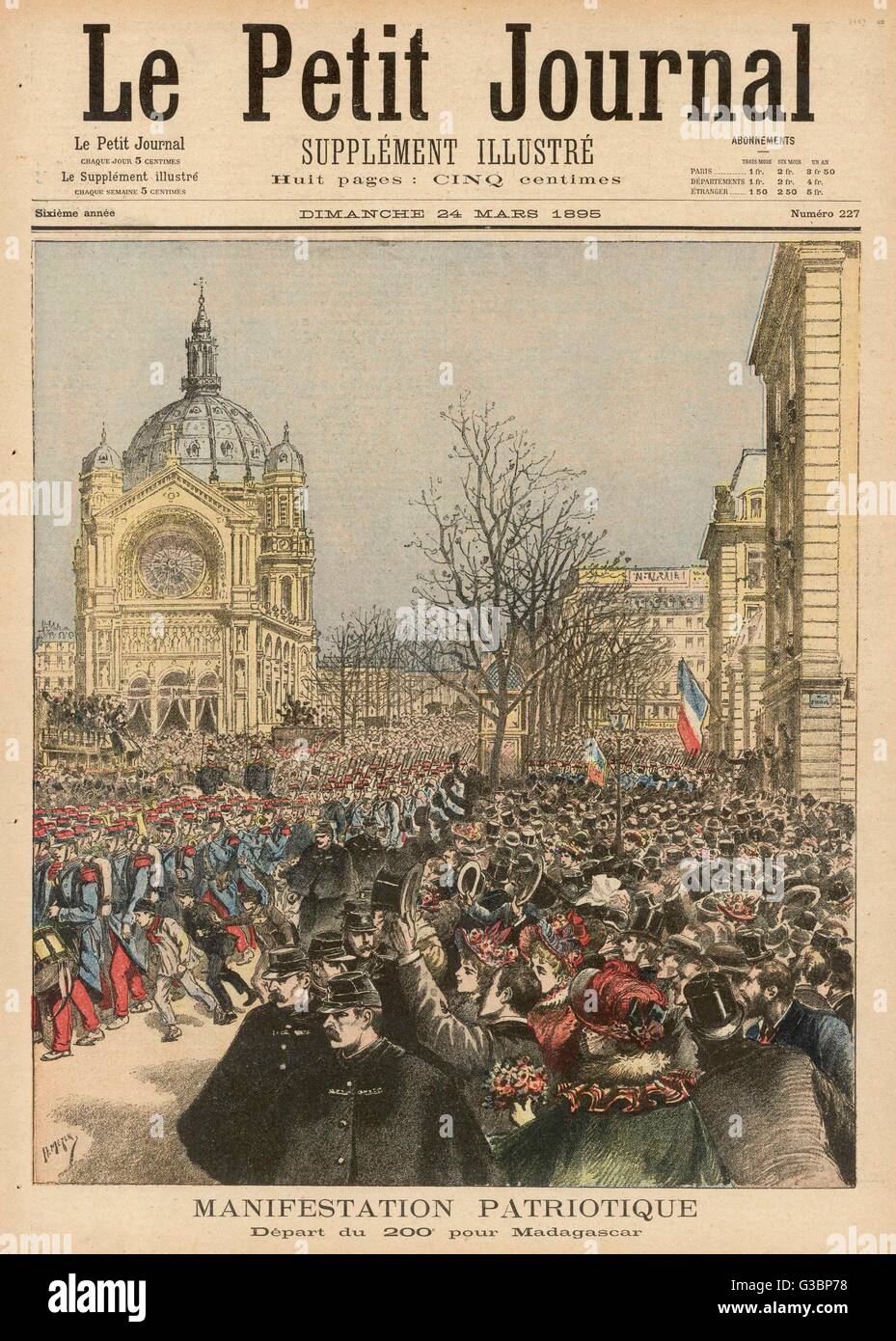 FRENCH REGIMENT 1895 Stock Photo - Alamy