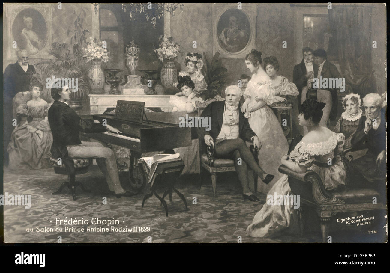 Chopin playing piano hi-res stock photography and images - Alamy