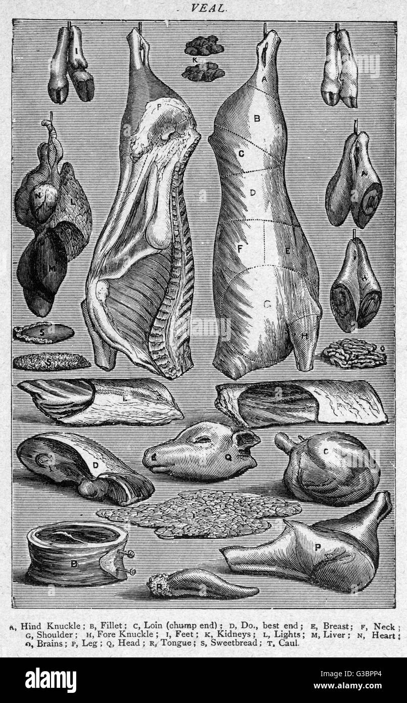 Veal meat Black and White Stock Photos & Images - Alamy