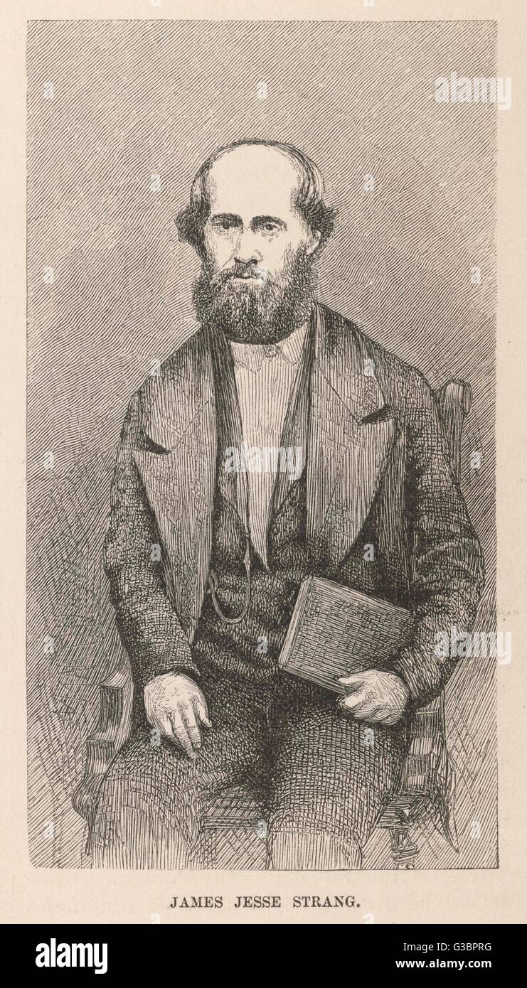 James Jesse Strang Stock Photo - Alamy