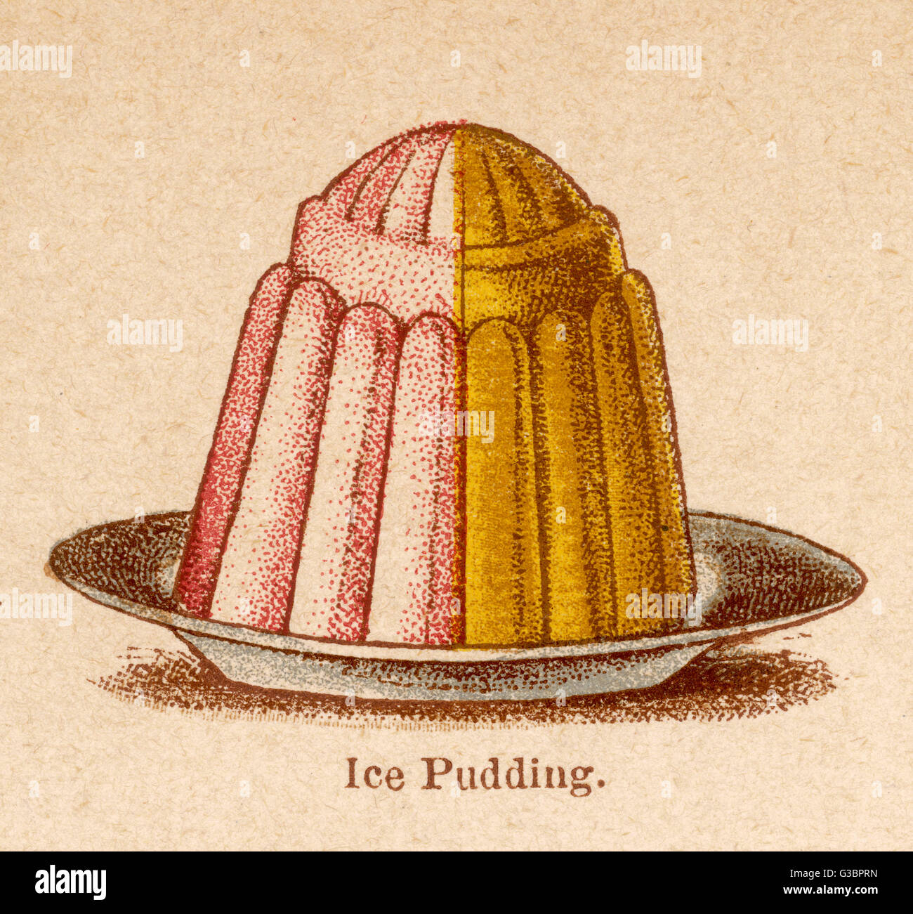 Puddings Desserts History Historical High Resolution Stock Photography ...