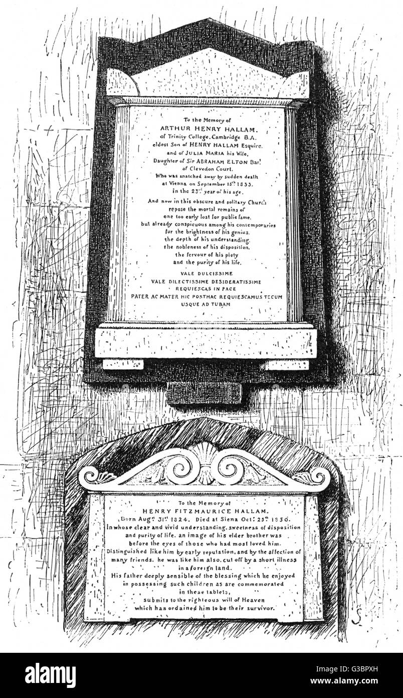 Arthur hallam hi-res stock photography and images - Alamy