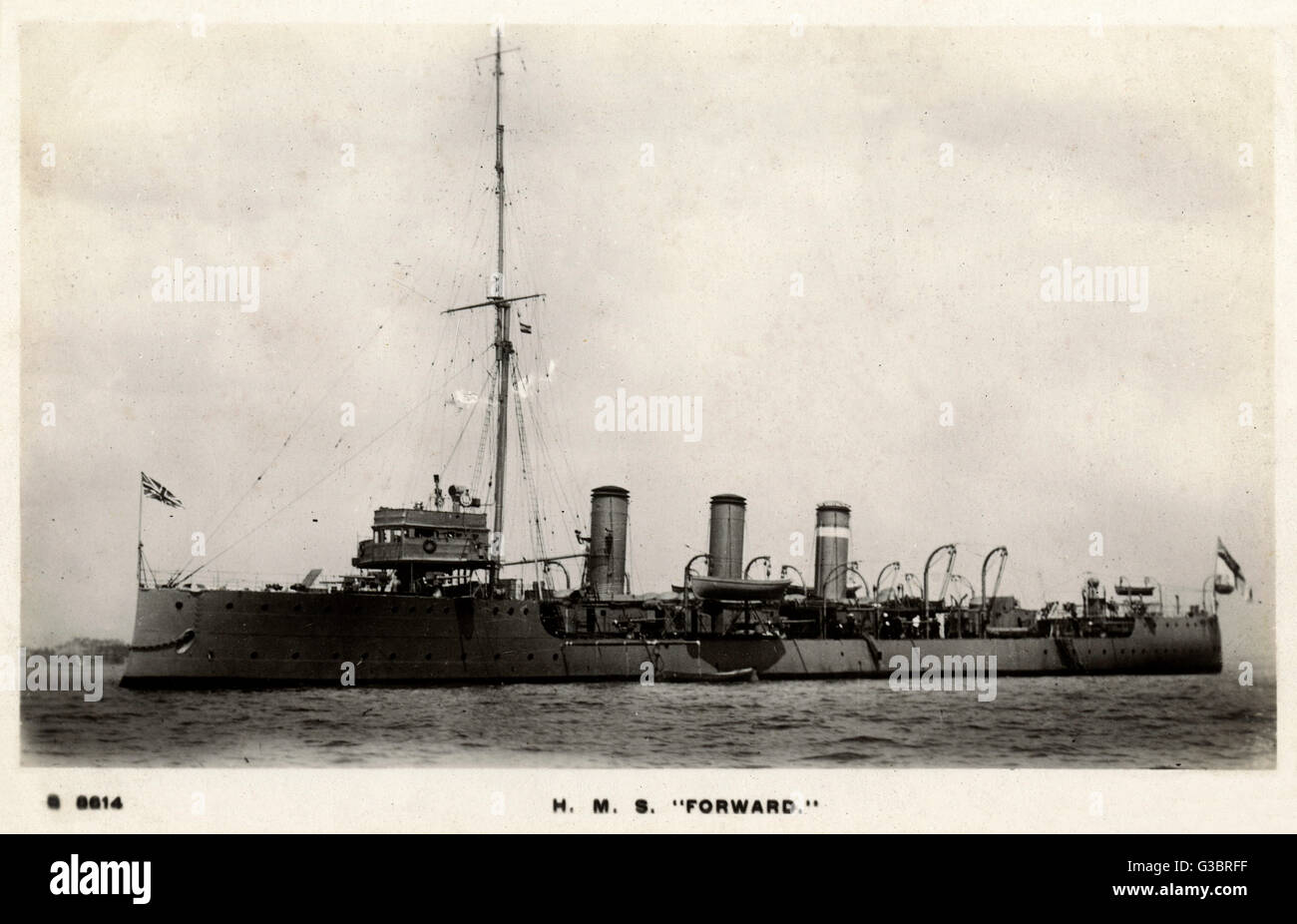 HMS Forward, British light cruiser Stock Photo - Alamy