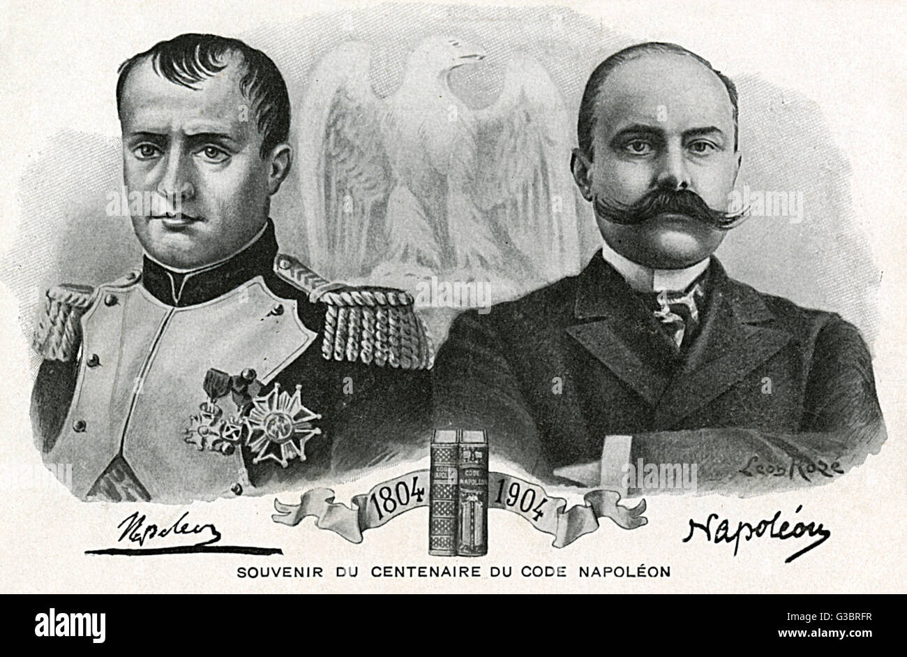 100 Years of the Napoleonic Code in France - 1804-1904 Stock Photo - Alamy