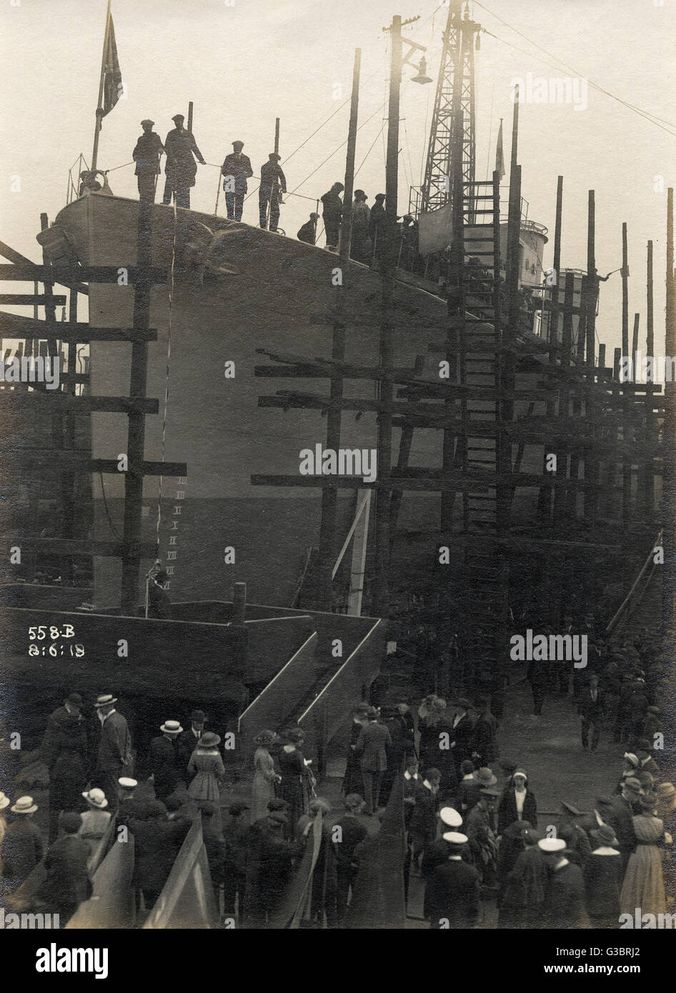 Ww1 ship construction hi-res stock photography and images - Alamy