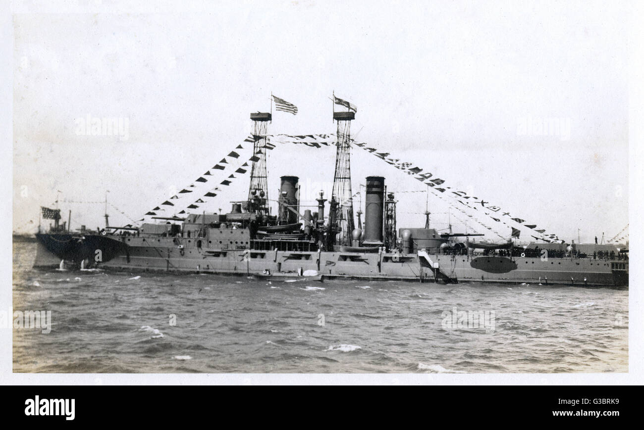 USS Delaware, American battleship Stock Photo - Alamy