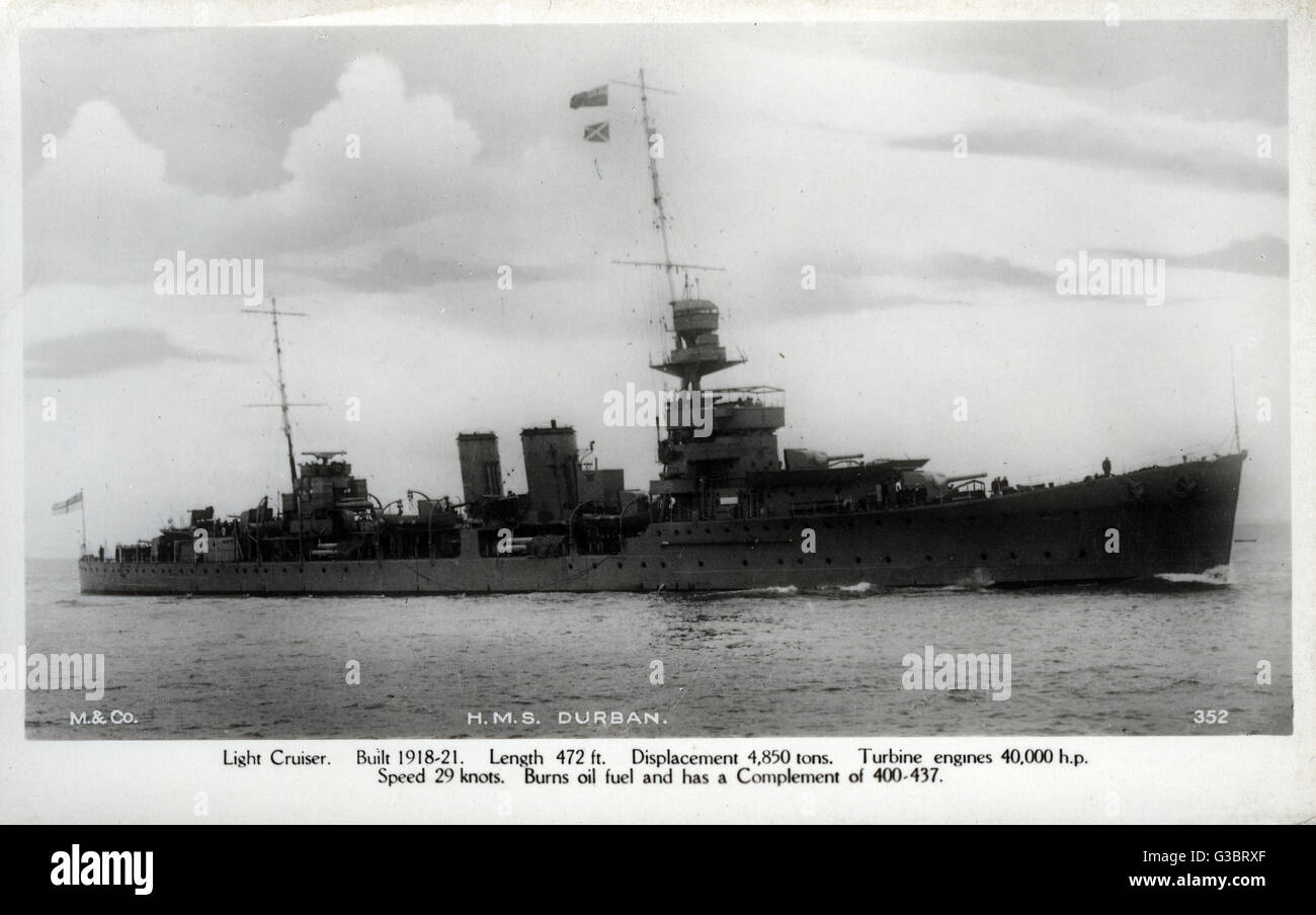 Danae class cruiser hi-res stock photography and images - Alamy