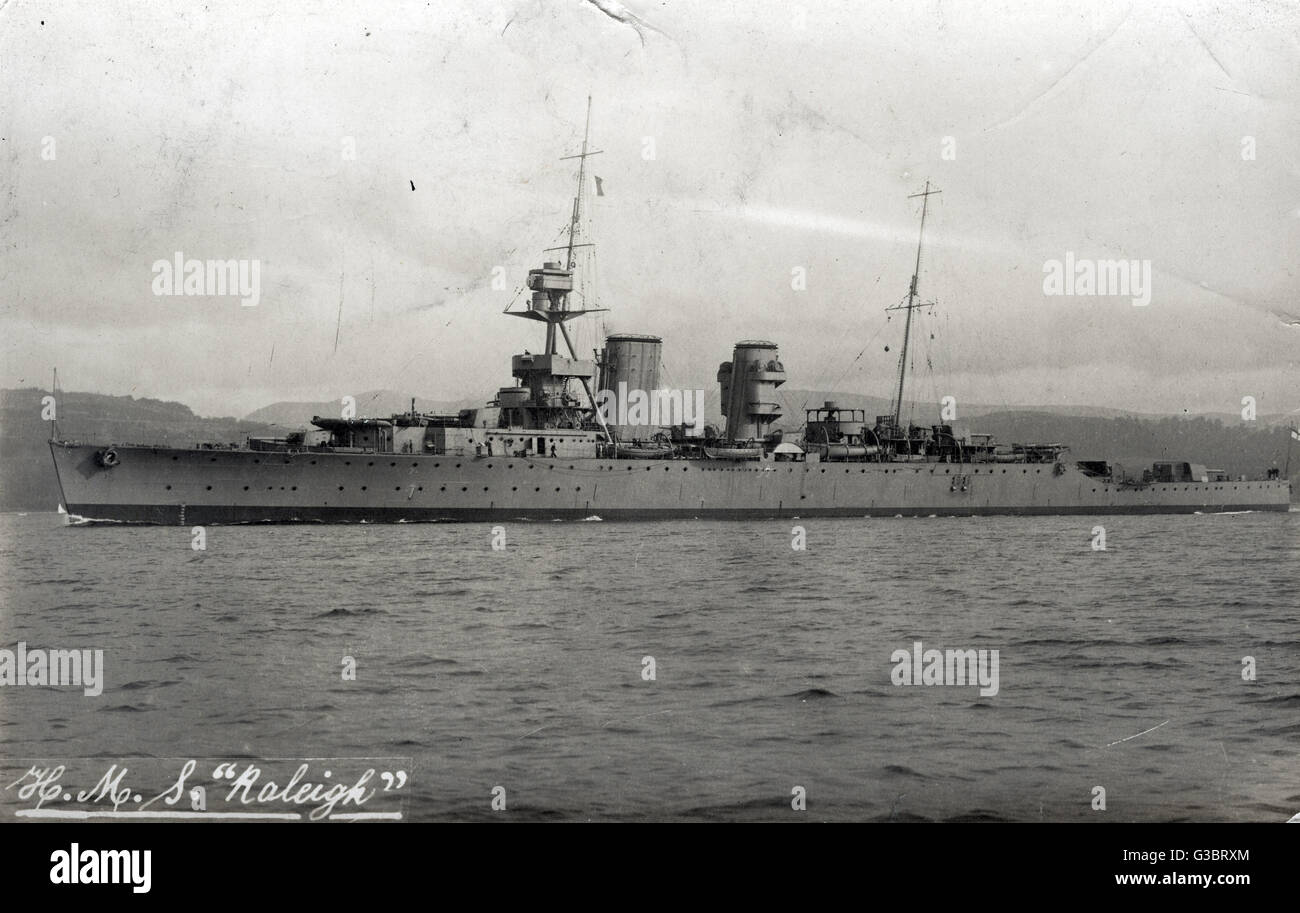 British hawkins class heavy cruiser hi-res stock photography and images ...