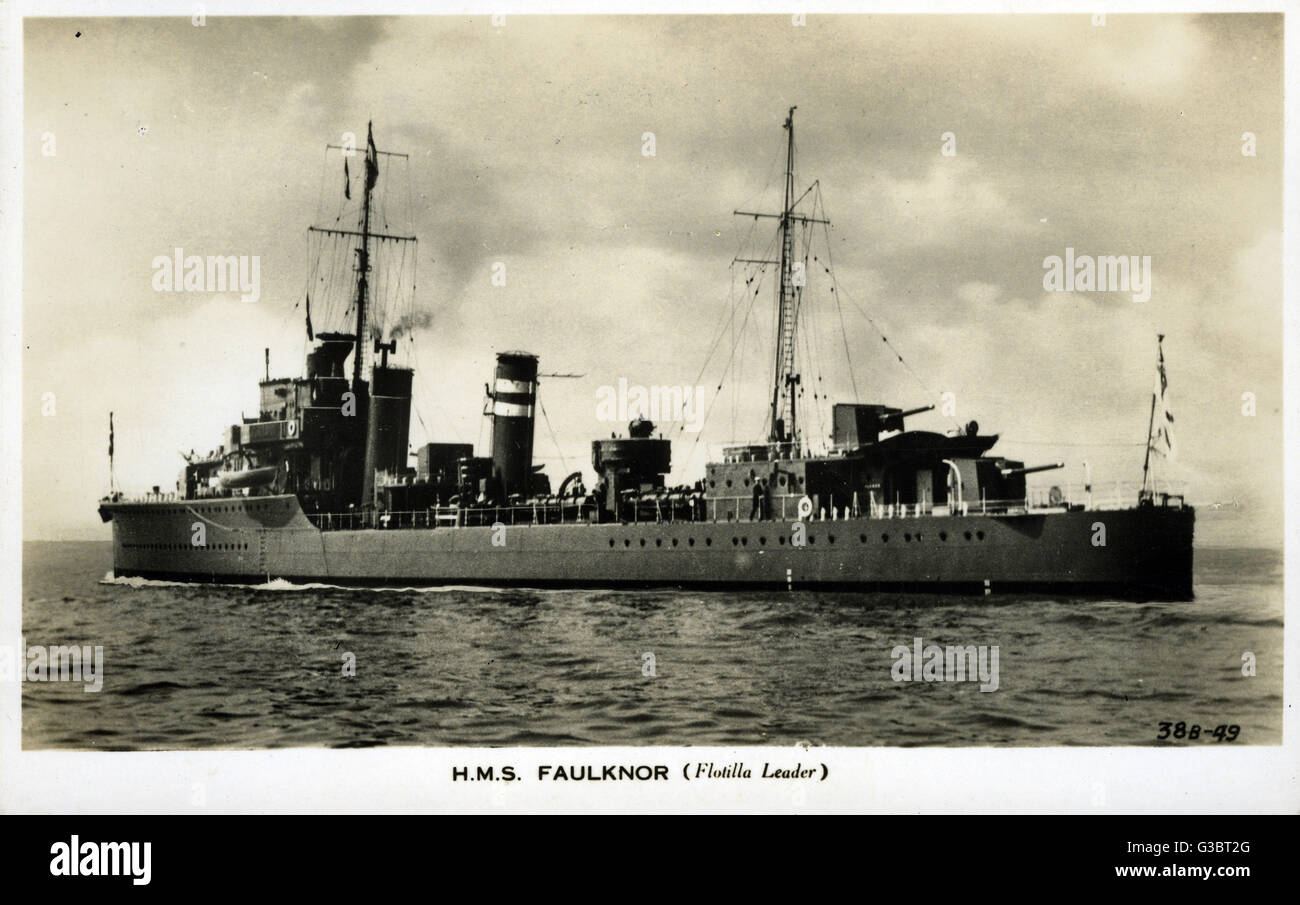 British f class destroyer hi-res stock photography and images - Alamy