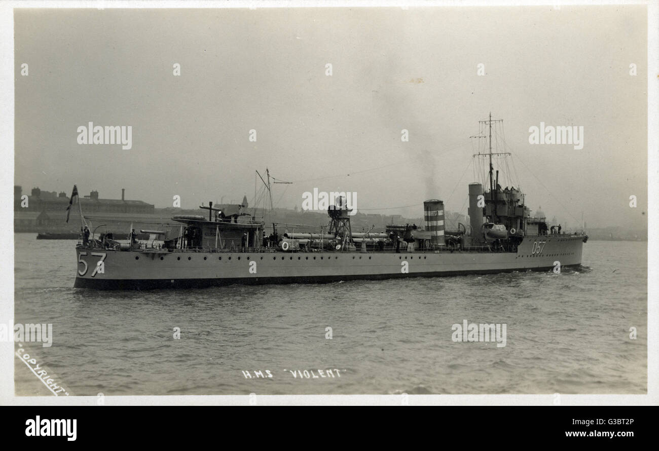 Hms Violent D57 High Resolution Stock Photography and Images - Alamy