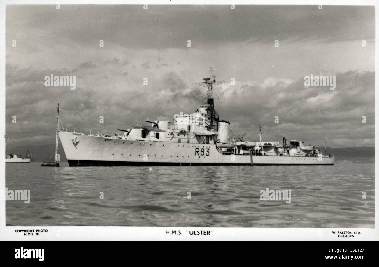 Hms ulster r83 hi-res stock photography and images - Alamy