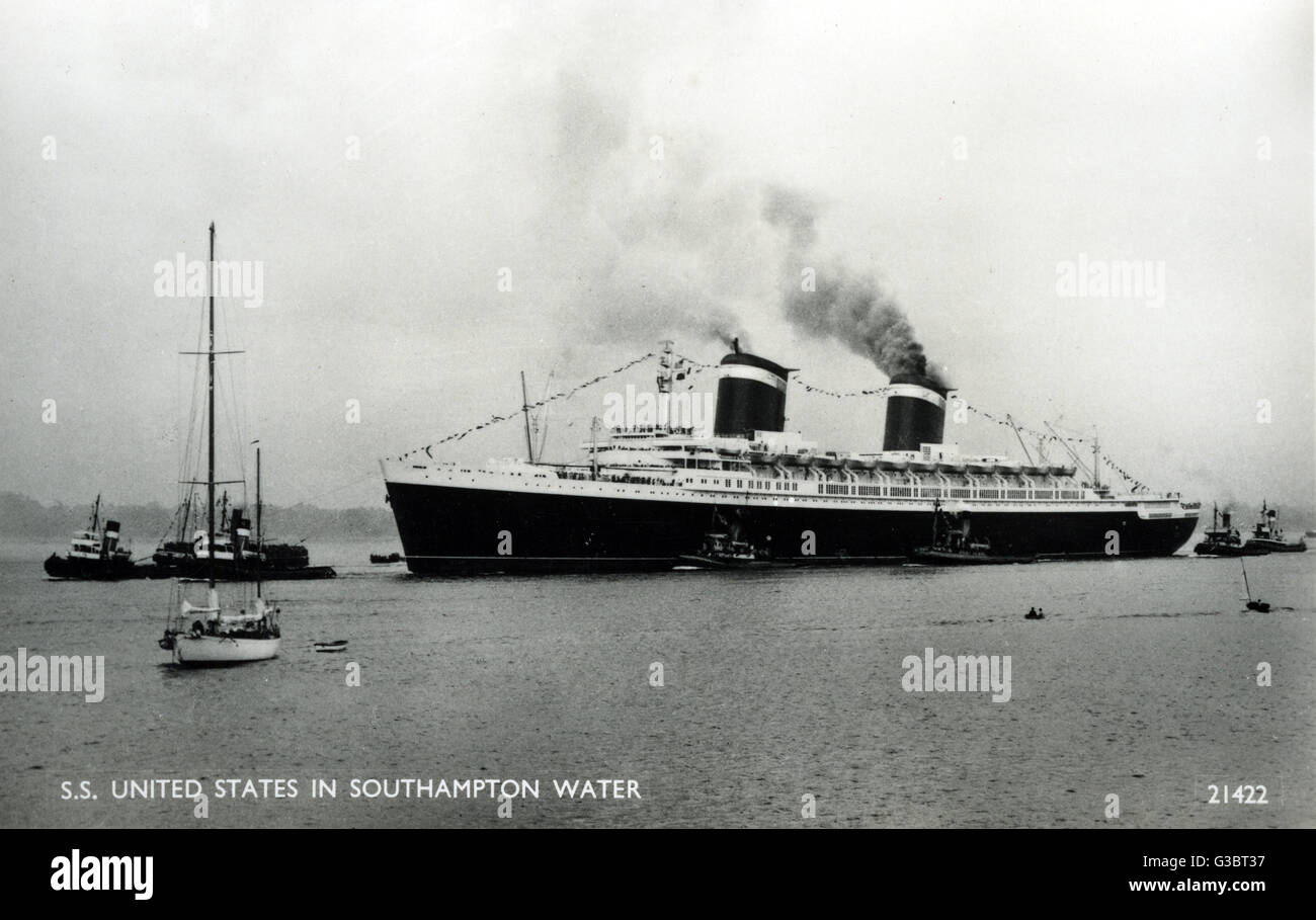 Ss united states liner hi-res stock photography and images - Alamy