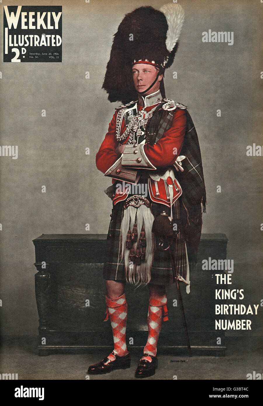 King Edward VIII in Scottish uniform Stock Photo - Alamy