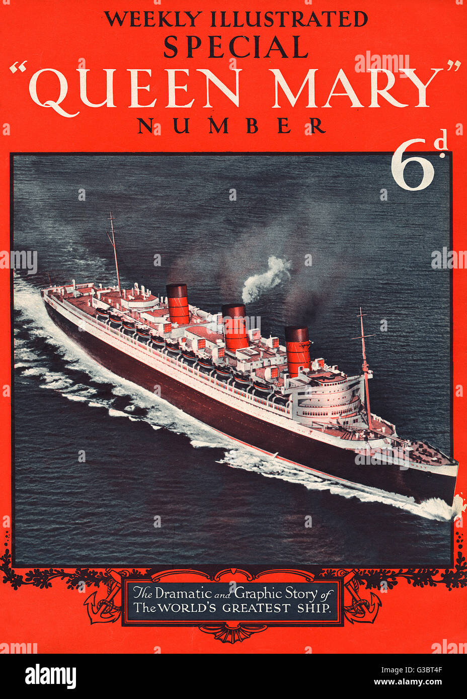 Queen Mary Ocean Liner Stock Photo - Alamy