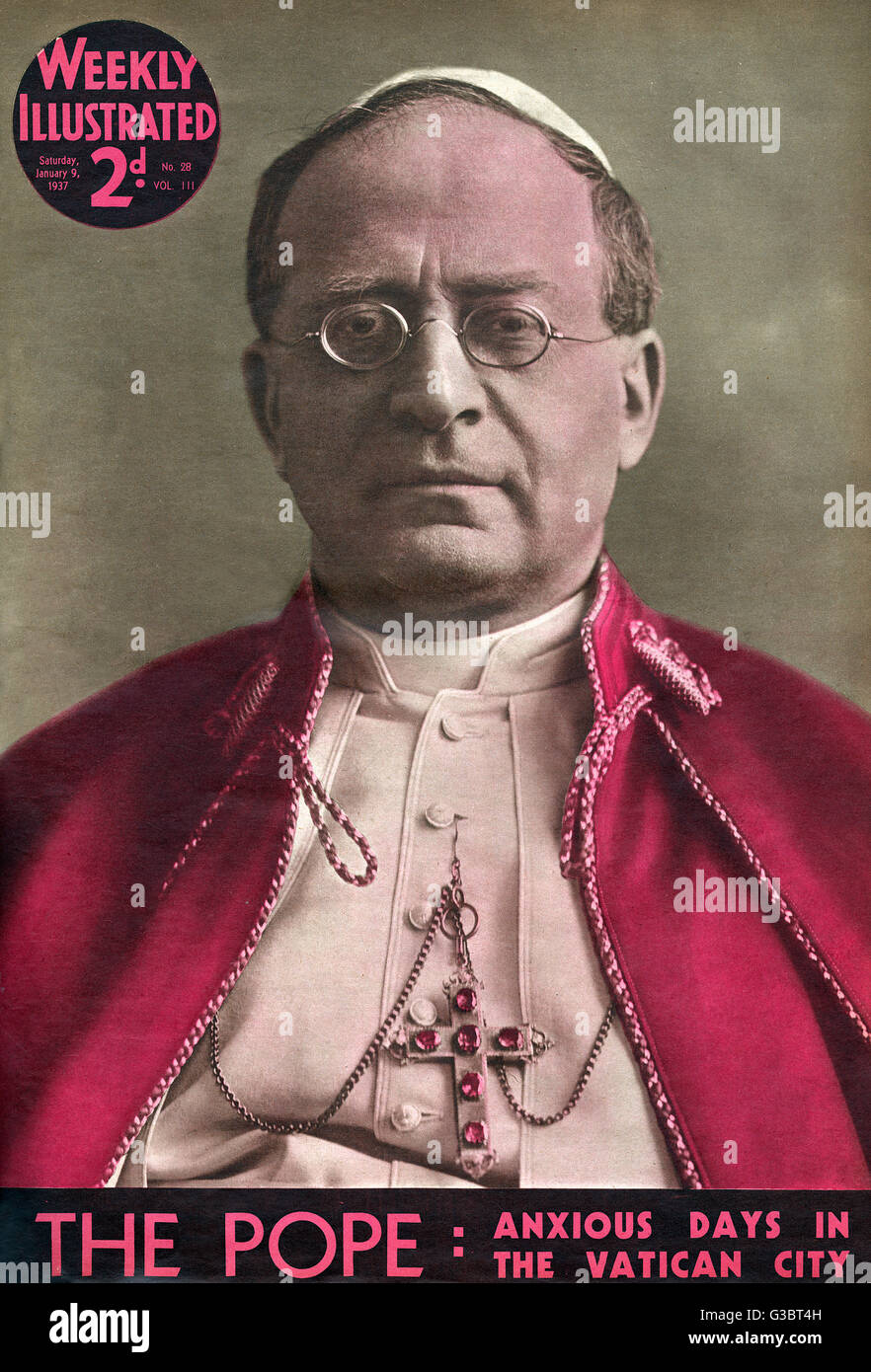Pope Pius Xi 1922 1939 Stock Photos & Pope Pius Xi 1922 1939 Stock ...