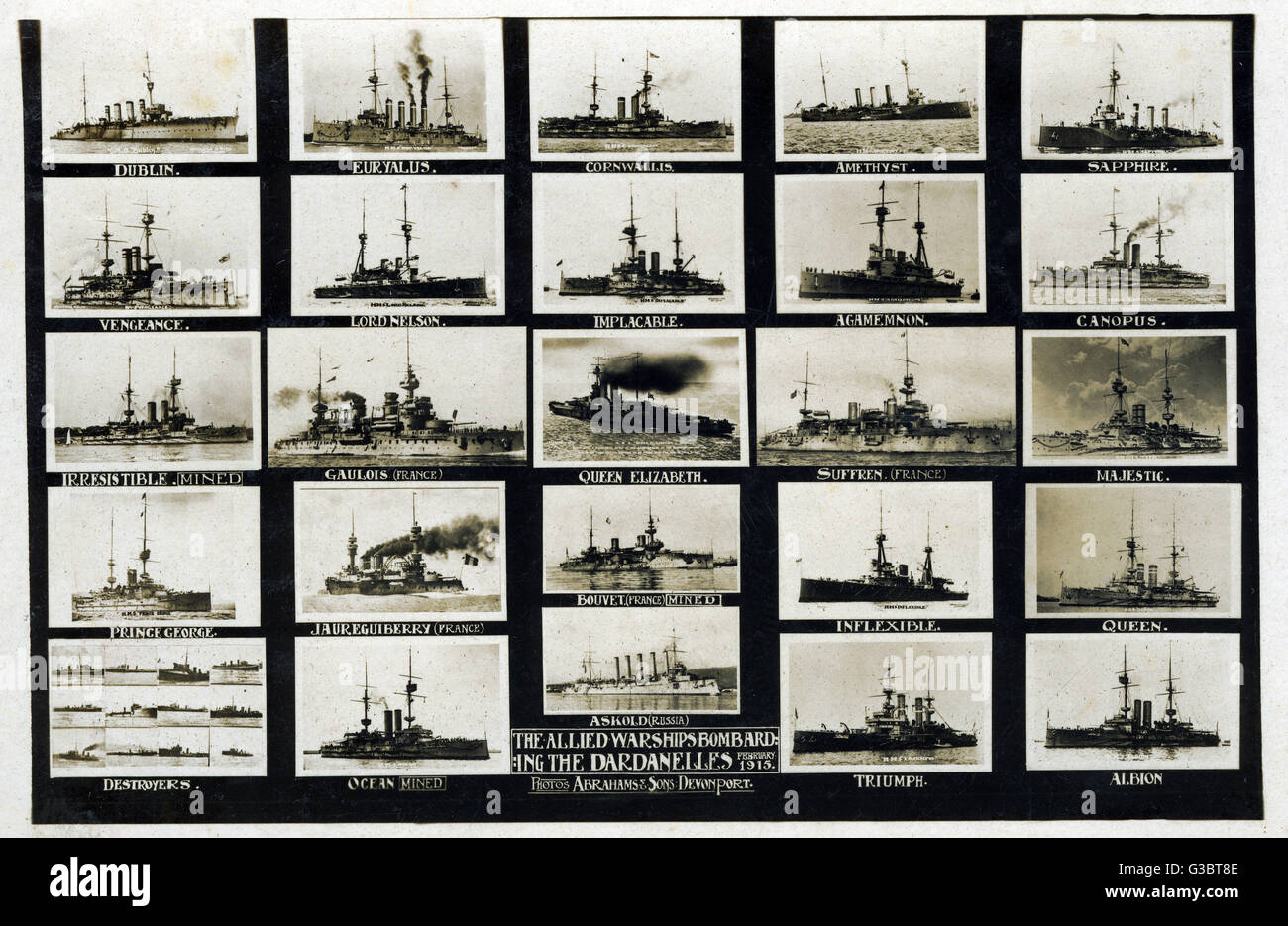 Wwi naval warships hi-res stock photography and images - Alamy