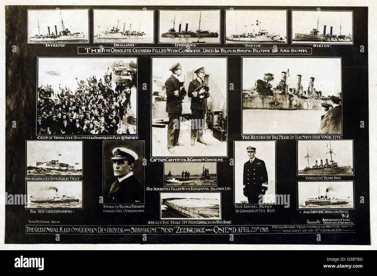 Raid zeebrugge hi-res stock photography and images - Alamy