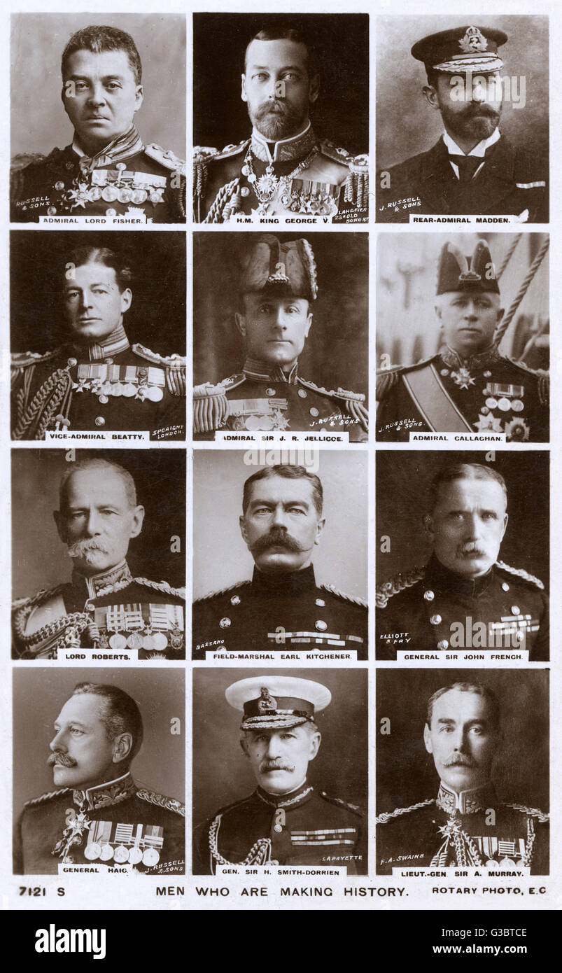 Men who are making history, WW1 Stock Photo - Alamy