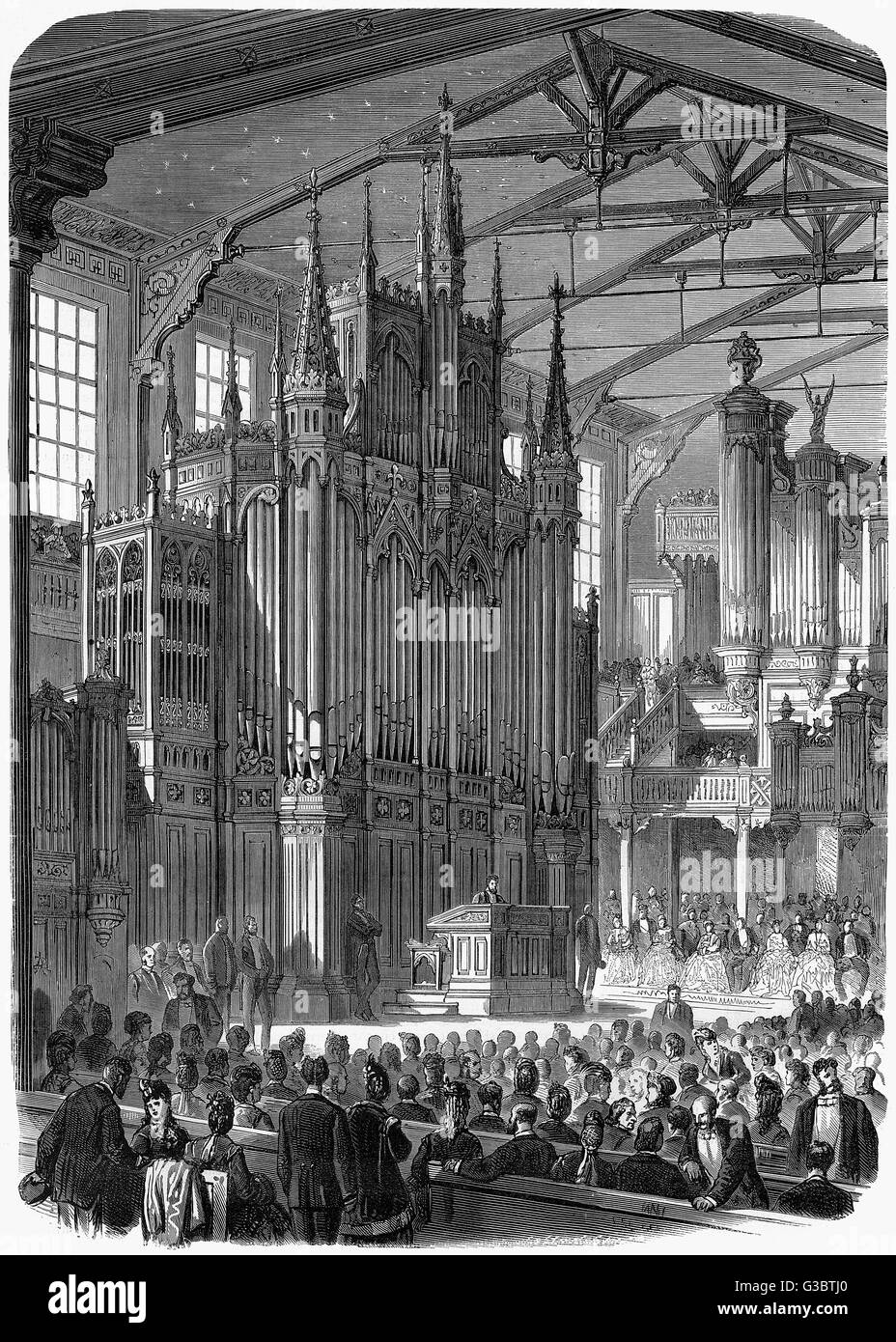 Organ audition by CavaillÚ-Coll Stock Photo - Alamy