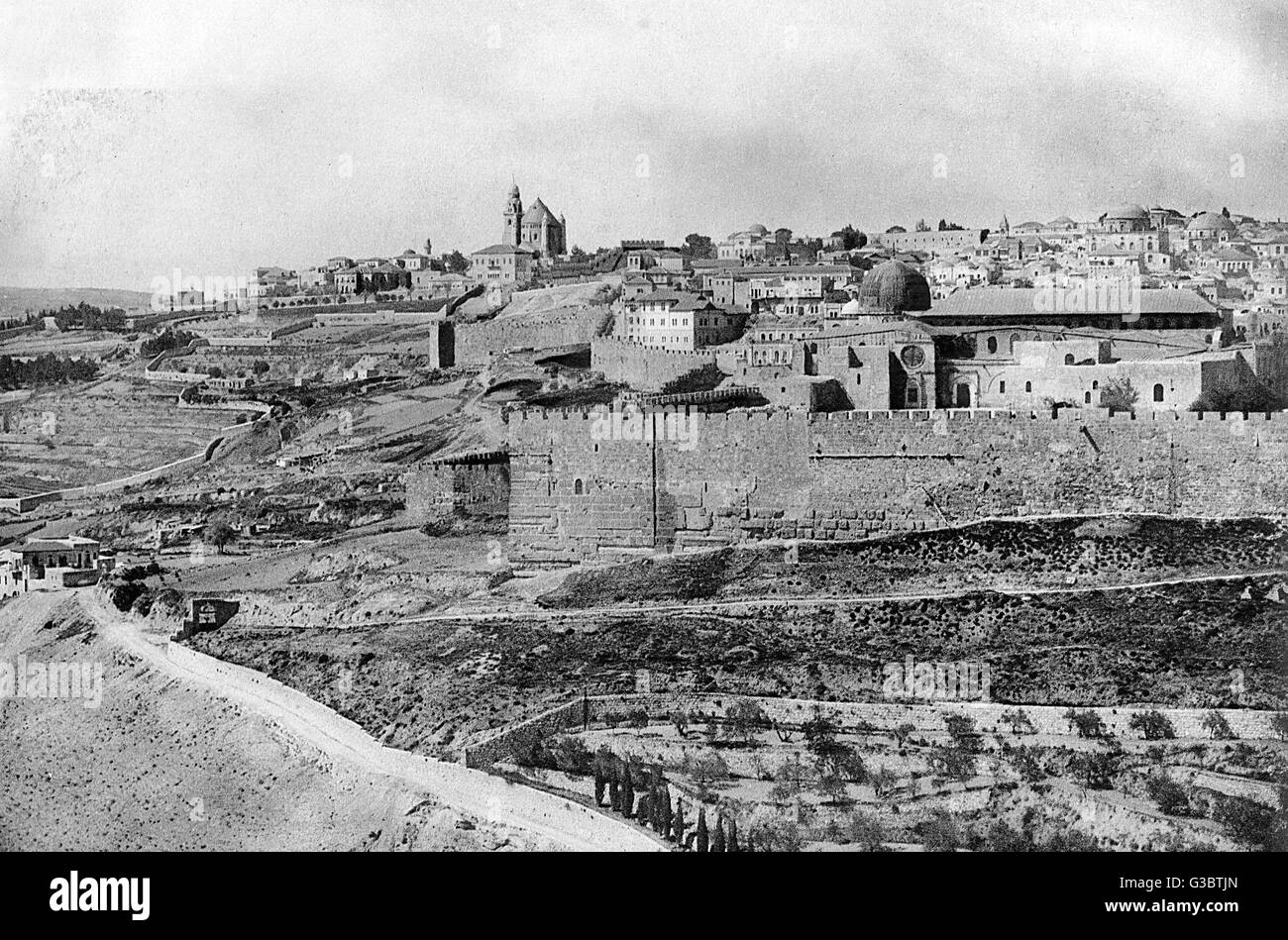 Mount Zion and Temple area, Jerusalem Stock Photo - Alamy