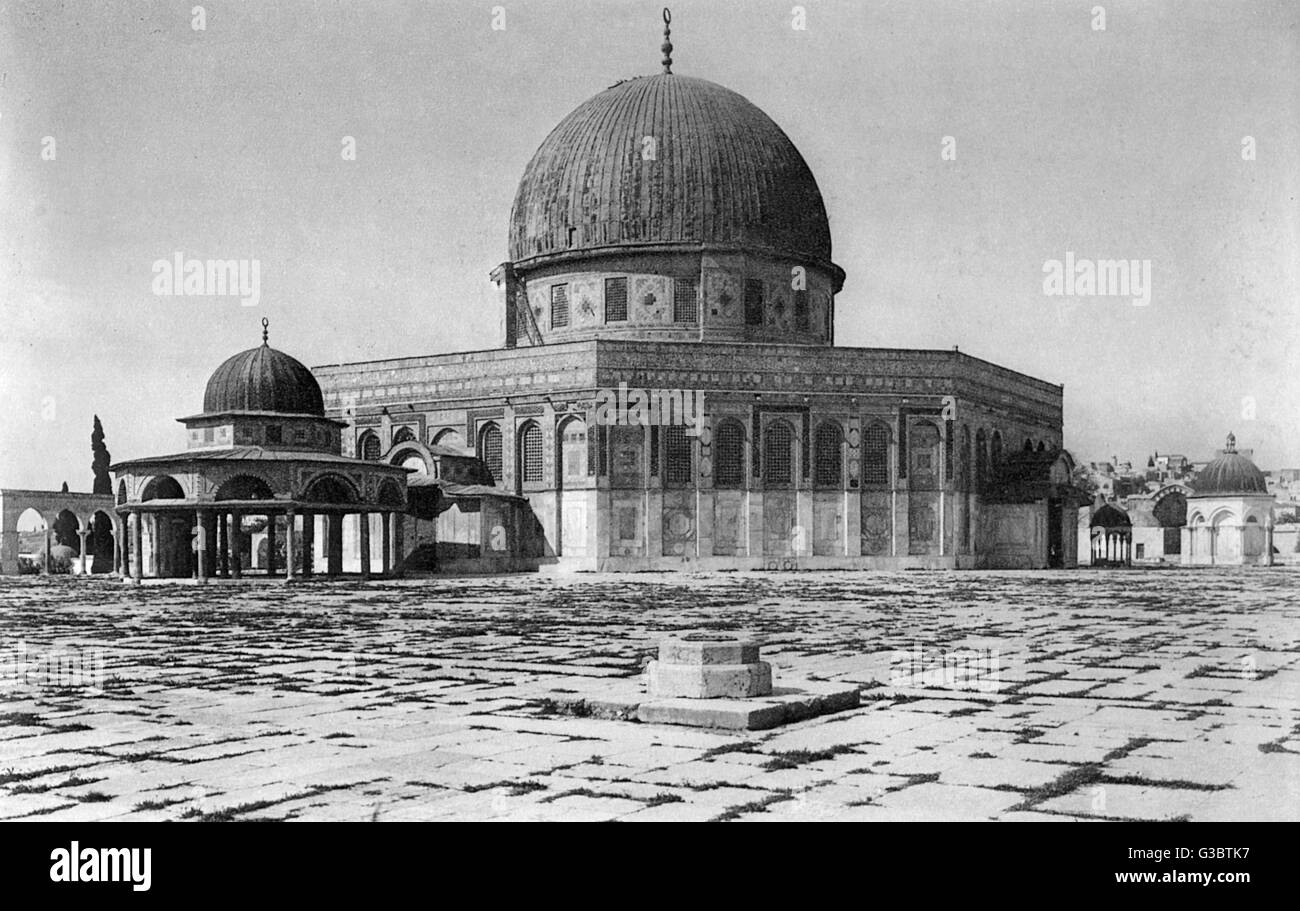 Dome of the Rock and Dome of the Chain, Jerusalem Stock Photo - Alamy