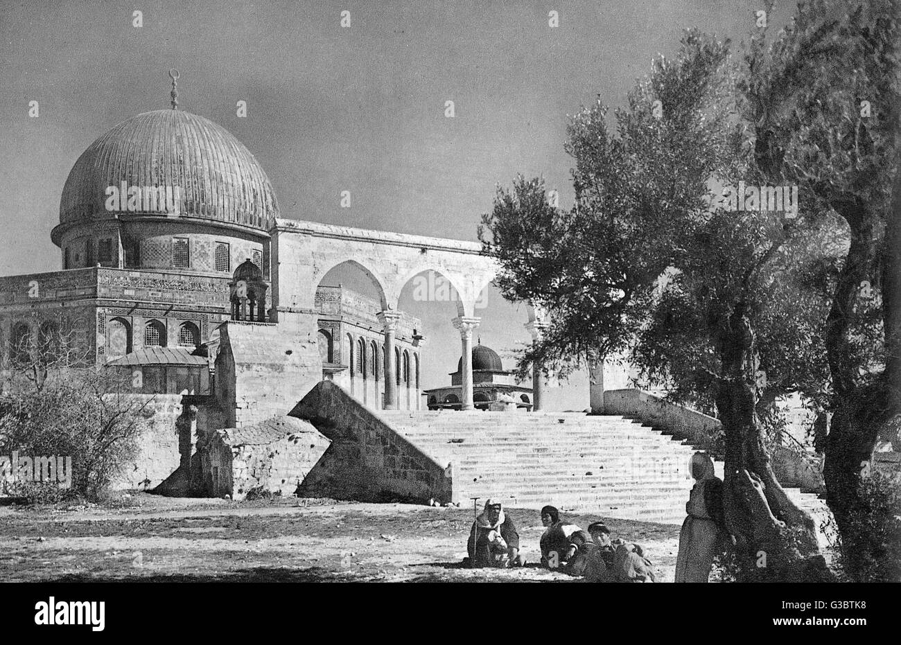Temple area and south steps, Jerusalem Stock Photo - Alamy