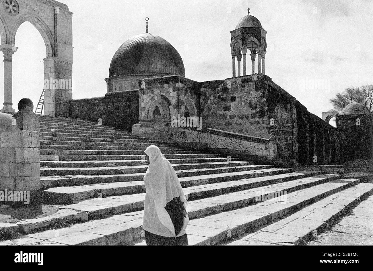 Steps, Place of the Temple, Jerusalem Stock Photo - Alamy