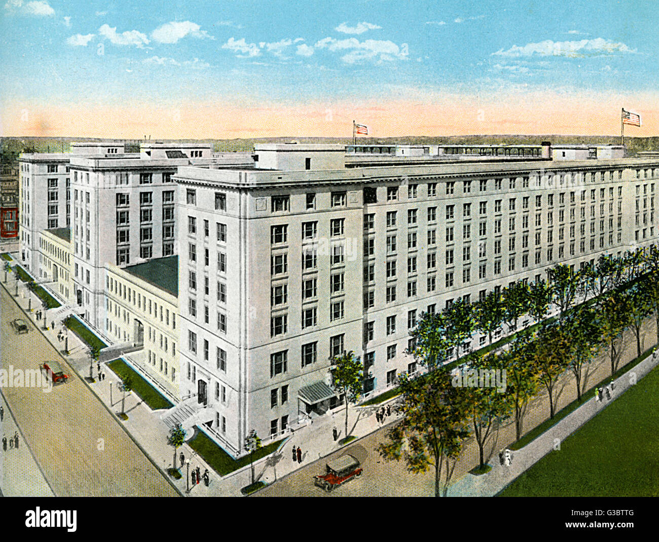 Washington DC, USA - The Interior Department Building Stock Photo - Alamy