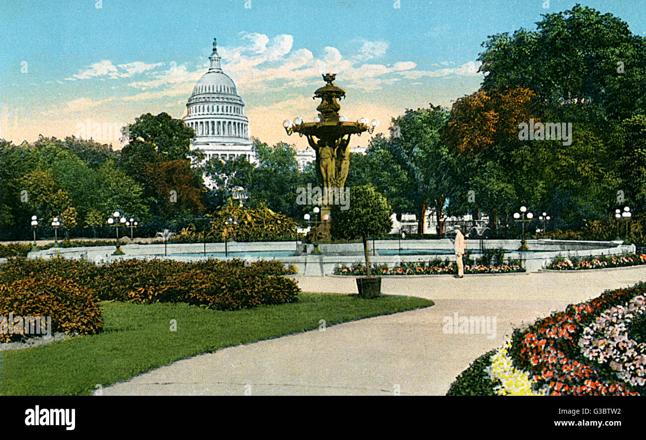 Washington DC, USA - The Bartholdi Fountain Stock Photo - Alamy