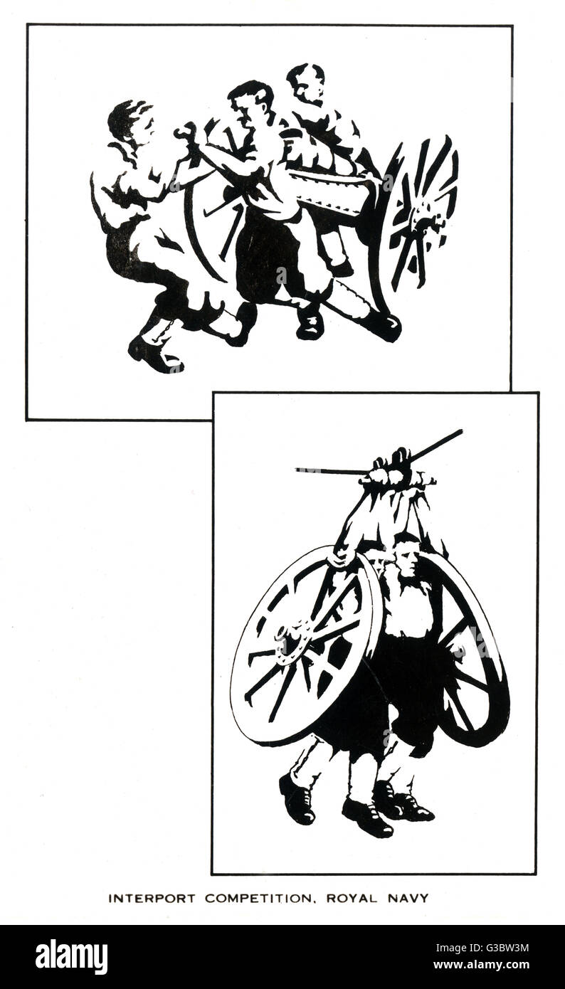 Royal navy gun race hi-res stock photography and images - Alamy