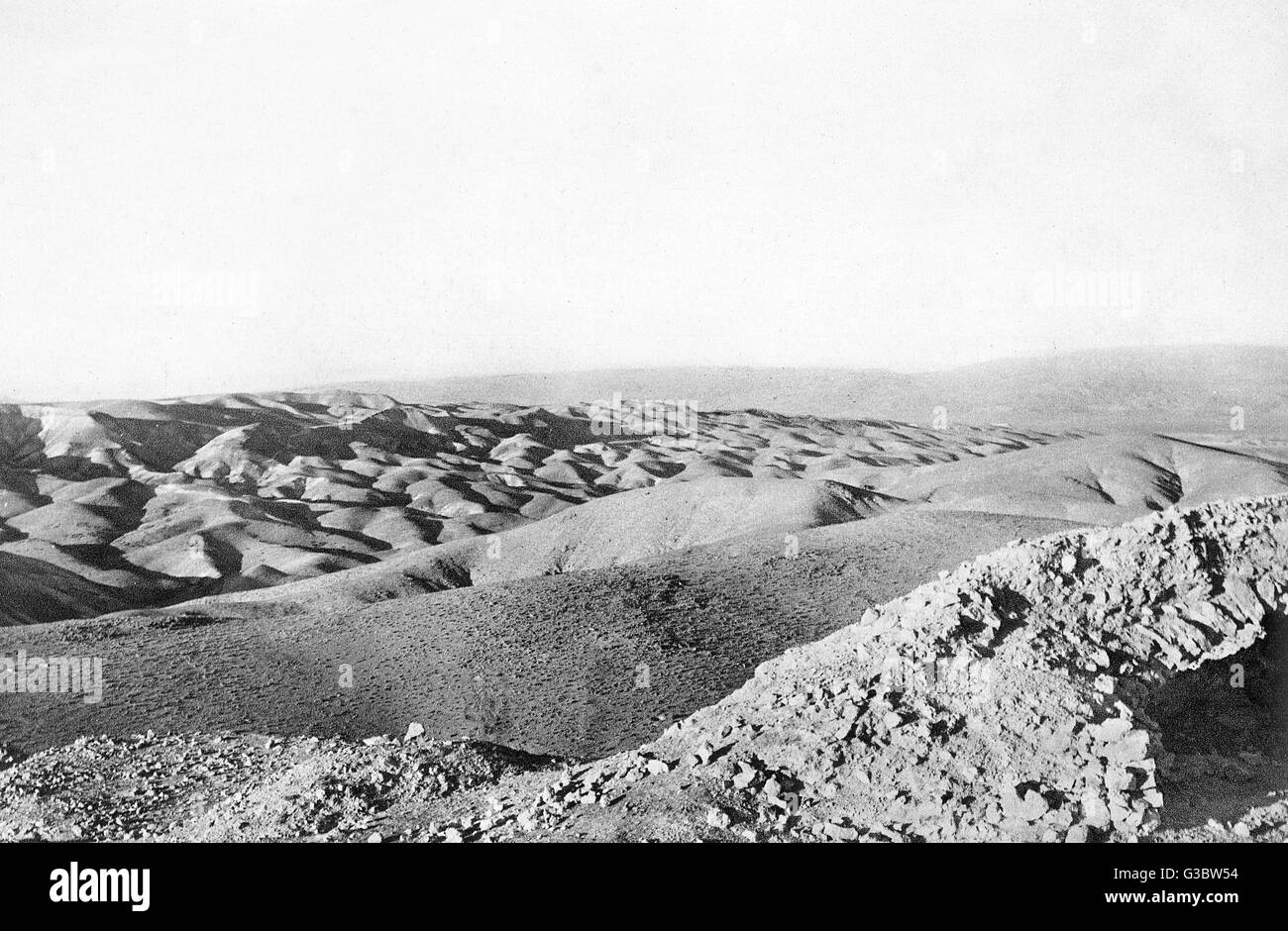 View of the Judaean Desert, Holy Land Stock Photo - Alamy