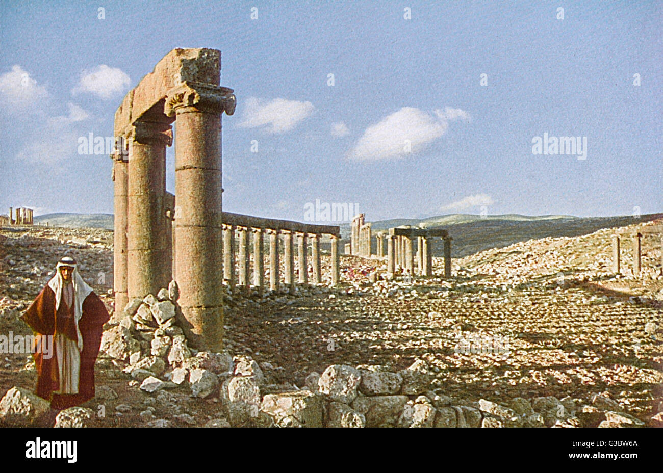 Roman Forum at Jerash (Gerasa), Jordan, Holy Land Stock Photo - Alamy