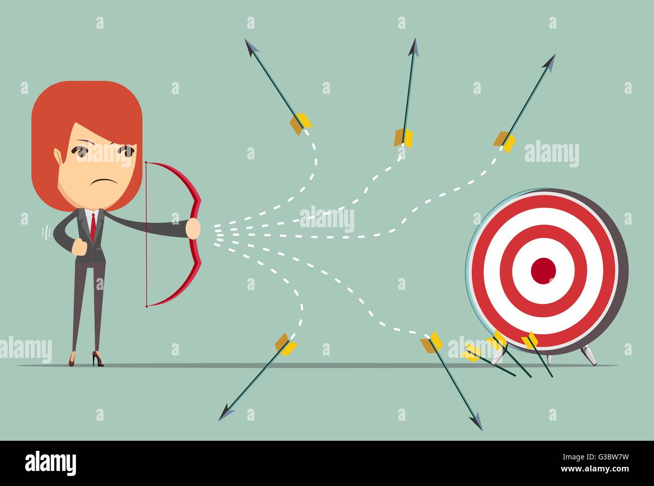 Composite bow Stock Vector Images - Alamy