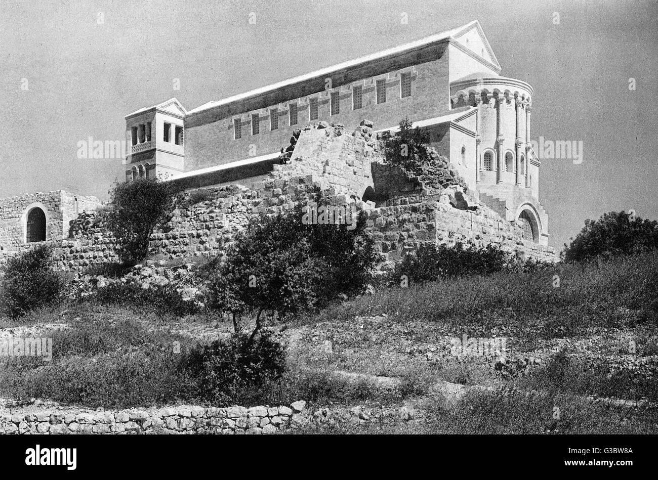 Transfiguration site on mount tabor israel hi-res stock photography and ...